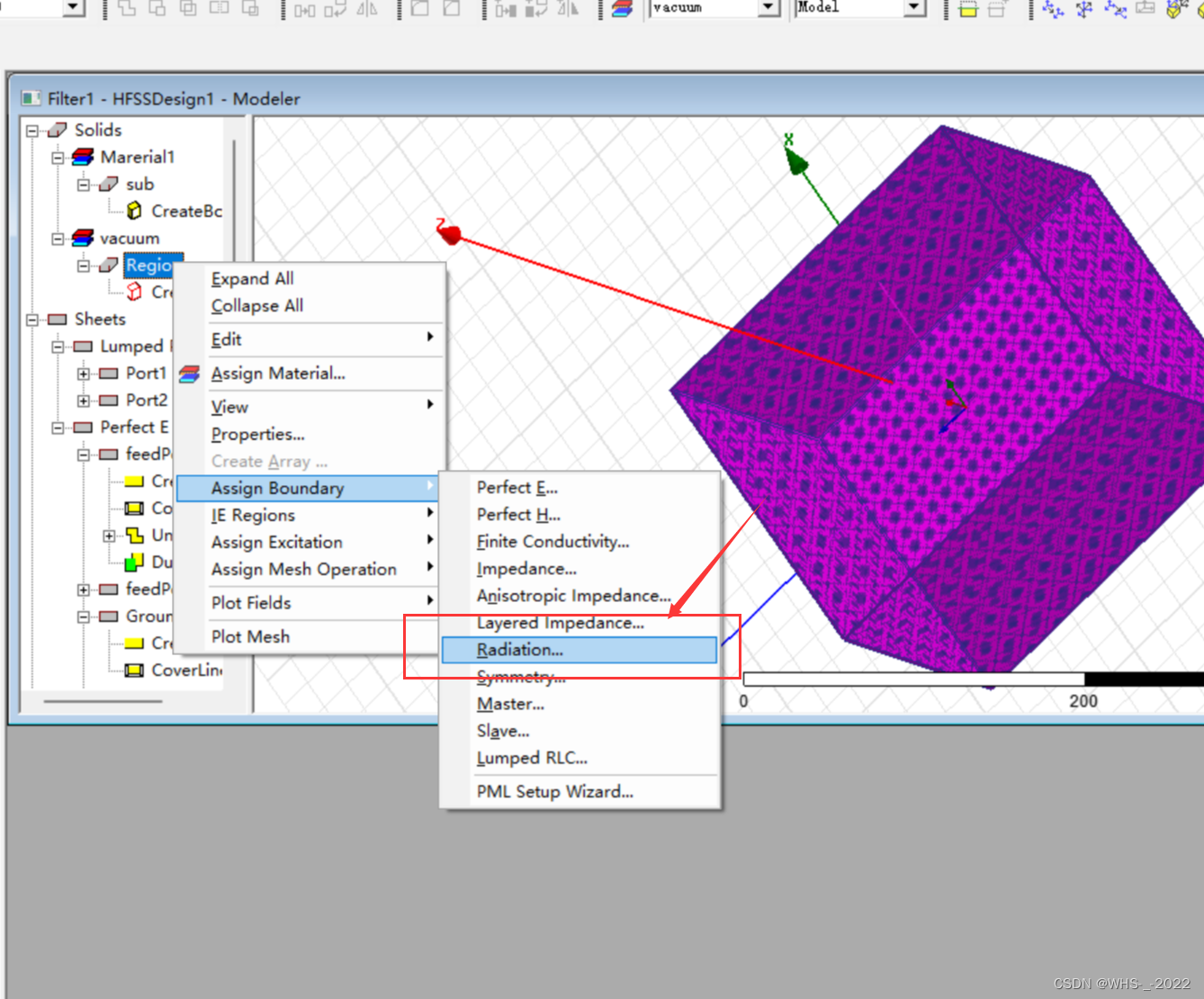 HFSS使用经验二_hfss空气盒子怎么设置-CSDN博客