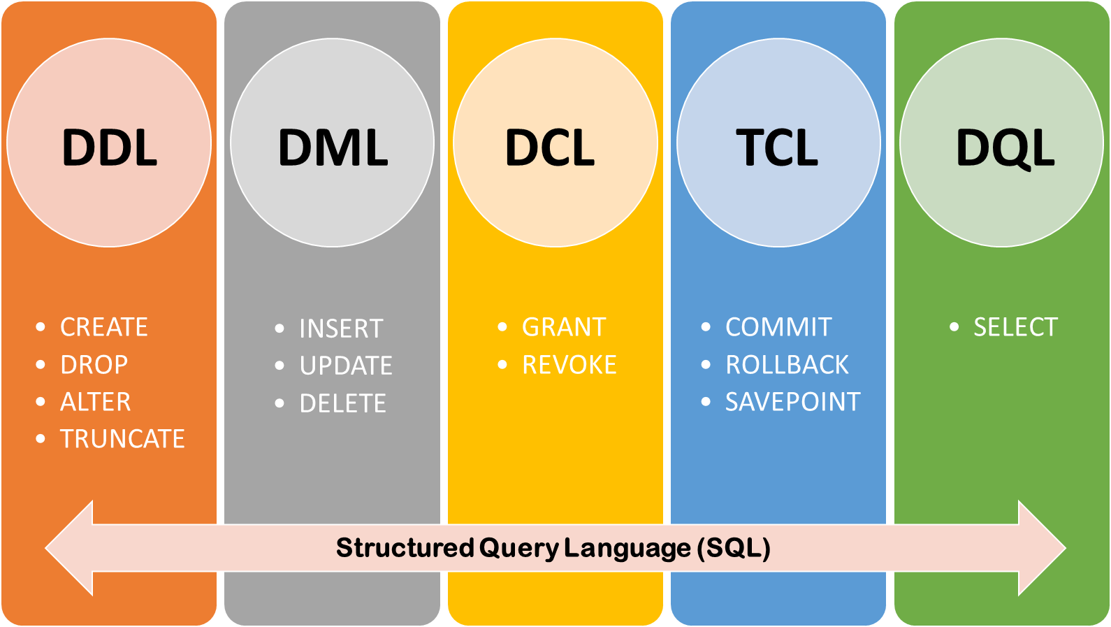 Dbms 中的数据模型：sql 命令：ddl、dml、dcl、tcl、dqlddl Dml Dbms Csdn博客