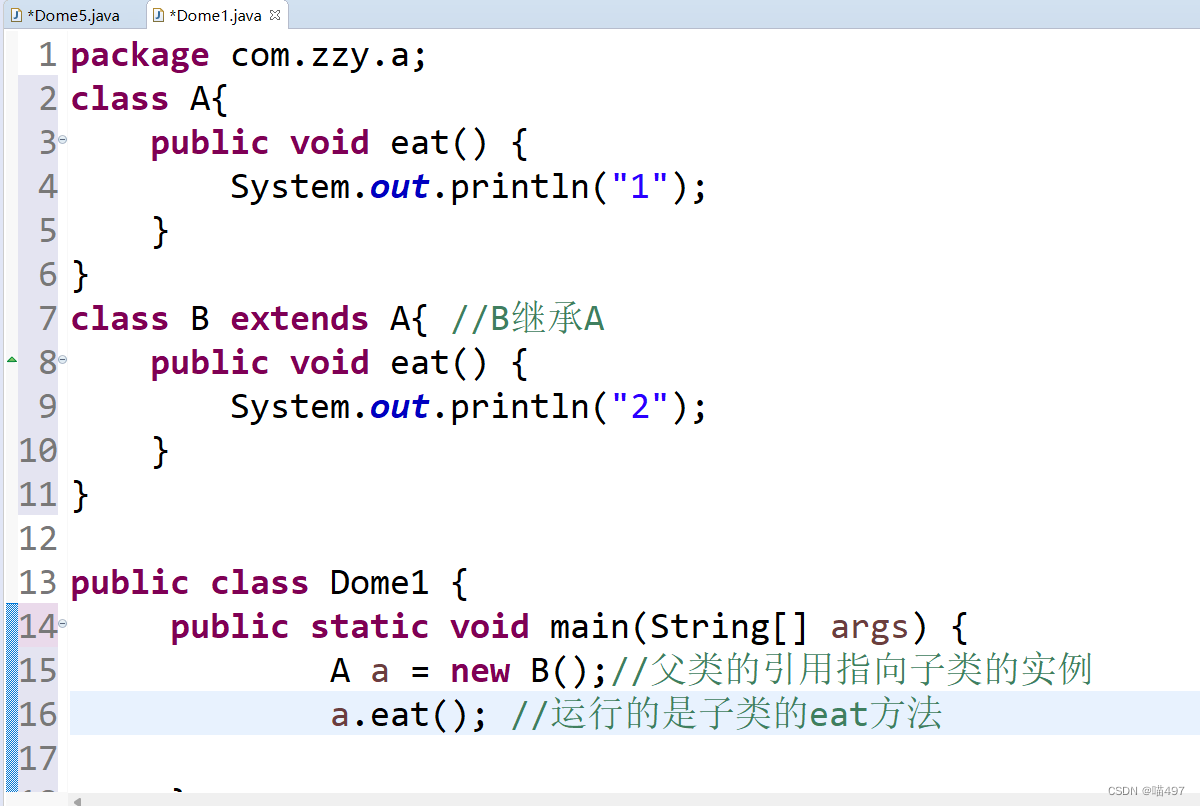 java基础—多态（polymorphism）_java polymorphism-CSDN博客