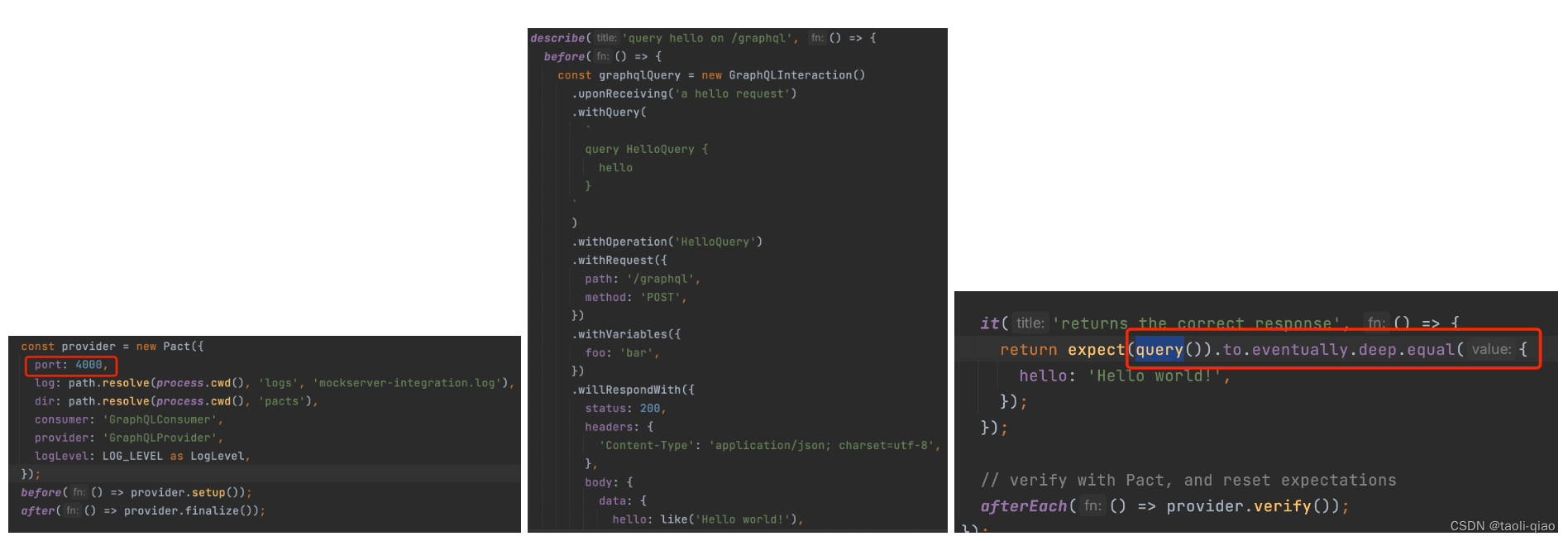 契约测试之 - 用Pact-JS编写Message和GraphQL的契约测试_pact-js使用-CSDN博客