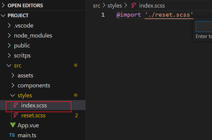 vue3后台管理框架之集成sass_sass框架-CSDN博客