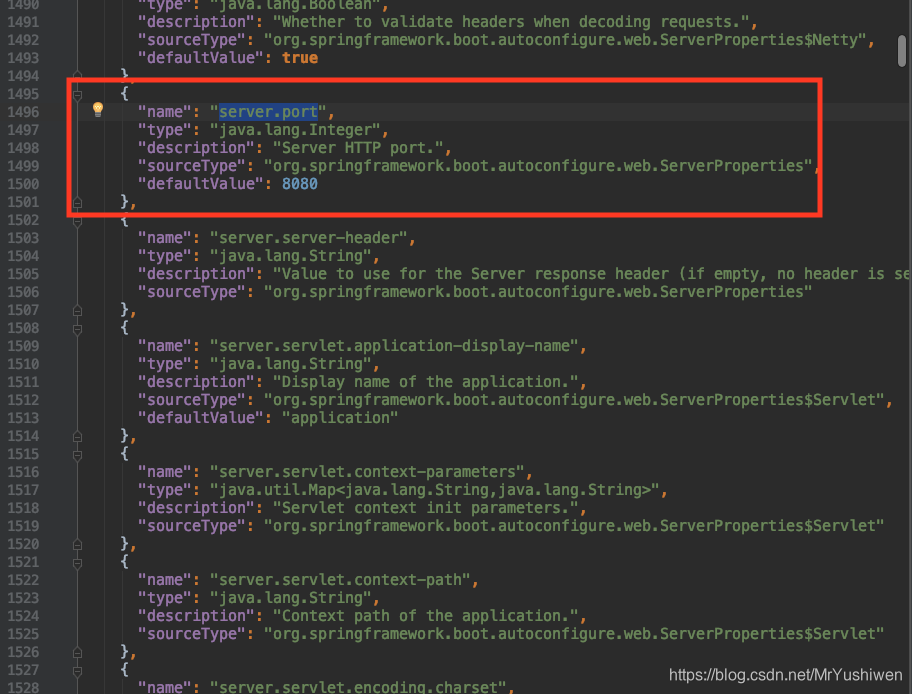 SpringBoot中server.port的默认值为什么是8080以及如何修改端口号_serverport应该设置为什么-CSDN博客
