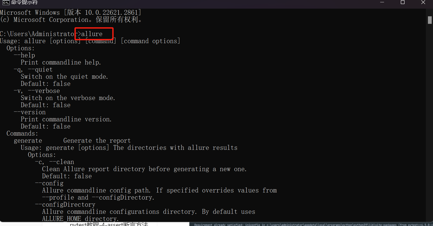 allure2教程-1-环境搭建_下载的allure没有bin-CSDN博客