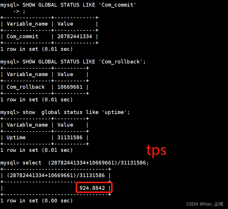 MySQL性能指标TPS\QPS\IOPS？_mysql qps-CSDN博客