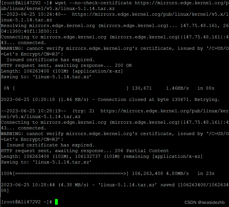 Linux学习之CentOS 7.6.1810内核升级_centos7.6.1810-CSDN博客