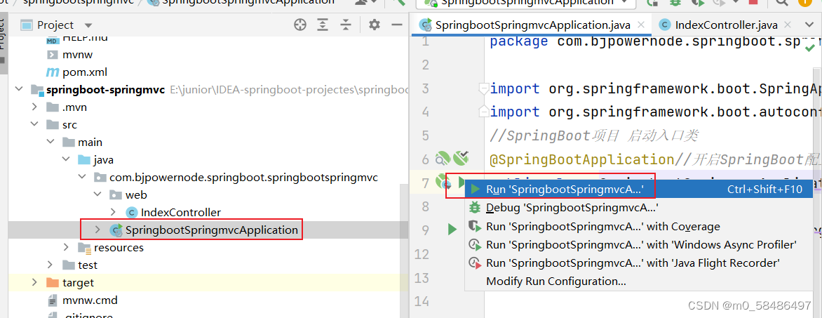 学习记录之用SpringBoot框架集成SpringMVC-CSDN博客