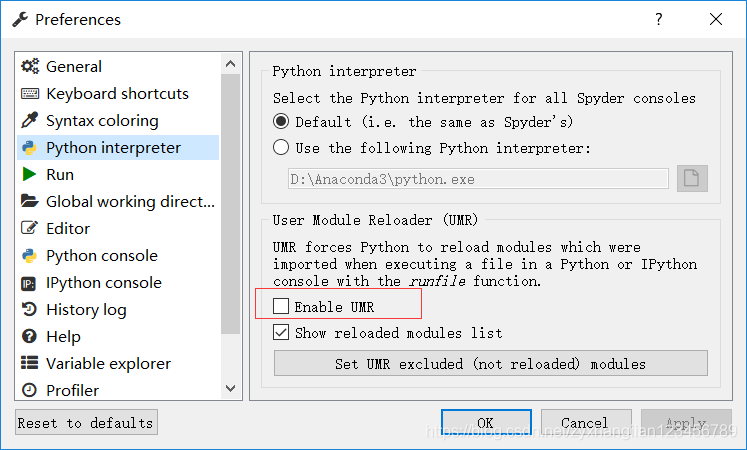 Spyder 中 Reloaded modules 错误的解决方法_reloaded modules有什么影响-CSDN博客