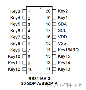 合泰BS8116A-3触摸芯片开发踩坑指南-CSDN博客