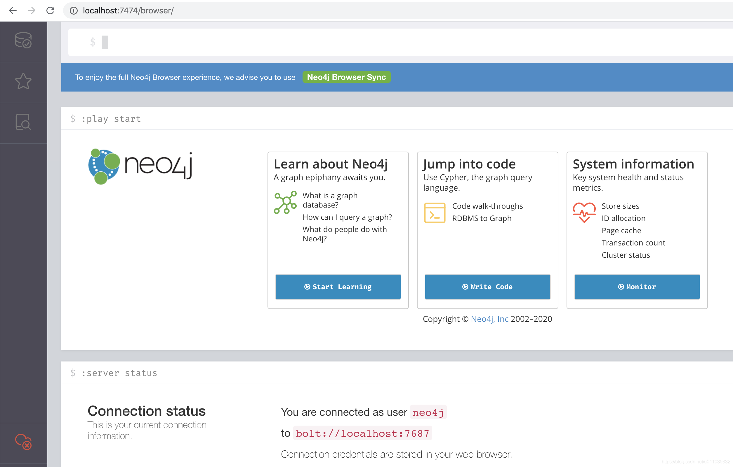 59 neo4j 的一些基础使用_neo4j web 跳转到 browser-CSDN博客