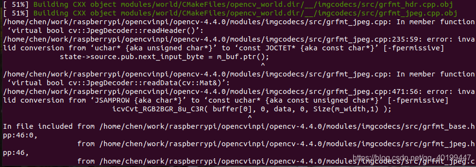 树莓派3B/4B编译安装opencv4.4.0_树莓派 编译opencv440-CSDN博客