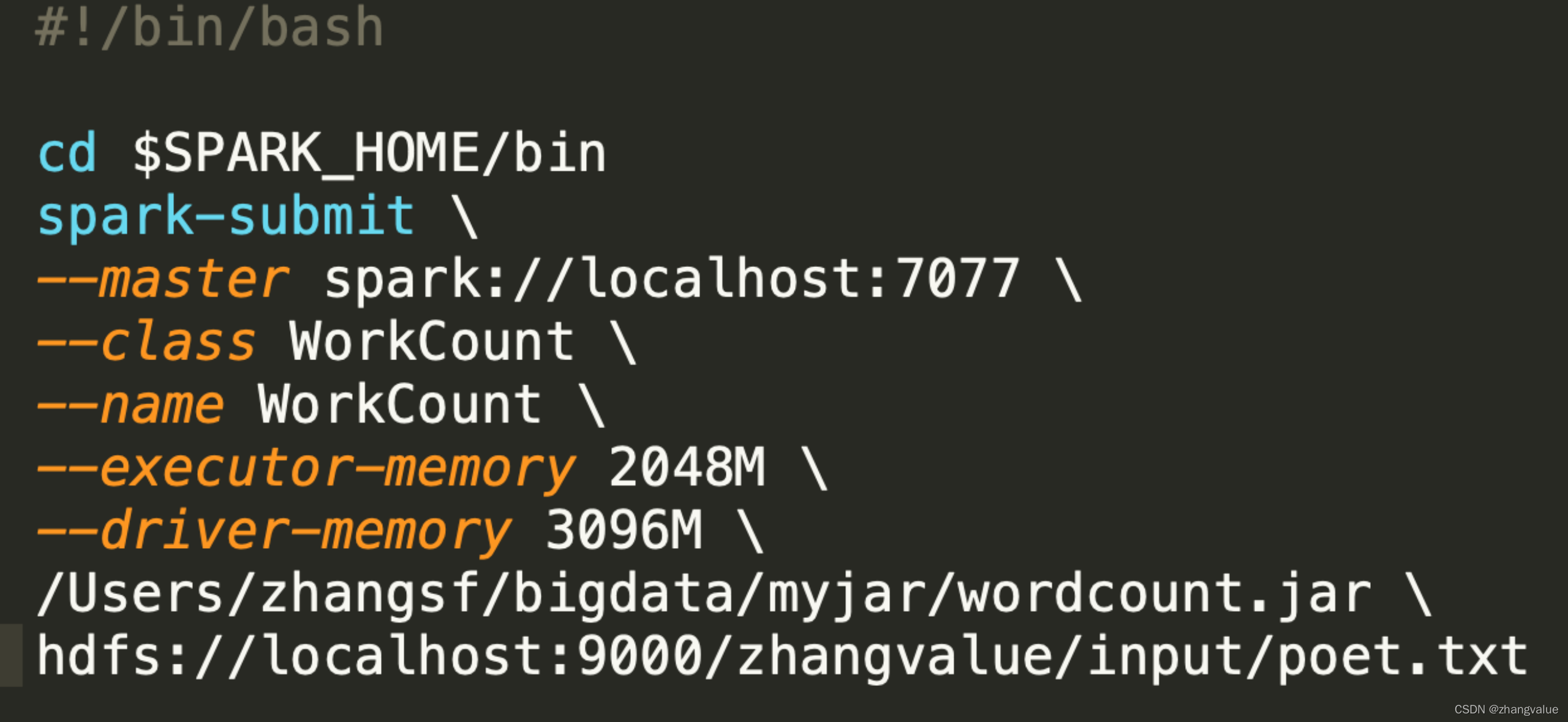Spark运行WordCount（案例二）_spark wordcount例子并submit-CSDN博客