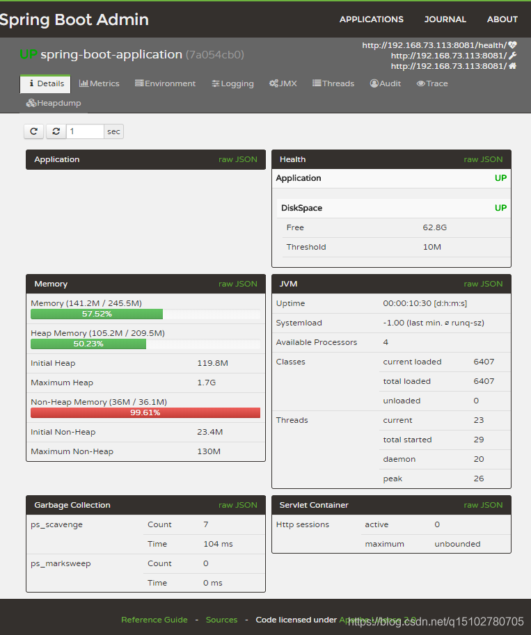 Spring Boot Admin监控服务_sba server-CSDN博客