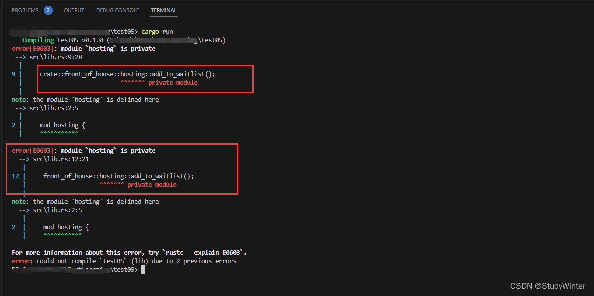 【Rust】Rust学习 第七章使用包、Crate和模块管理不断增长的项目_rust 模块管理-CSDN博客