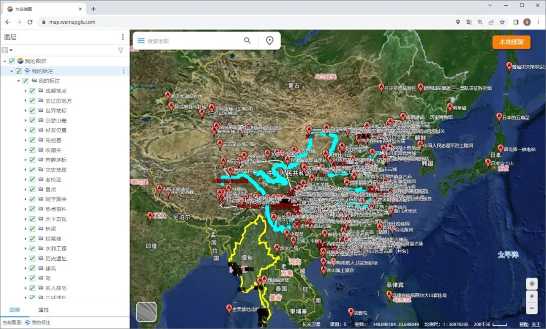 只需一键，部署WebGIS如此简单！_本地部署地图服务 哪里带标注的卫星图 webgis前端开发-CSDN博客