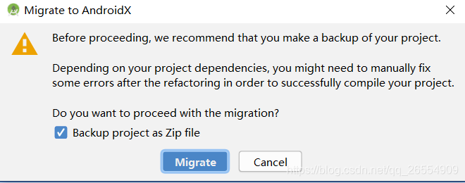 android项目升级androidx_migrate to androidx 按钮不见了-CSDN博客