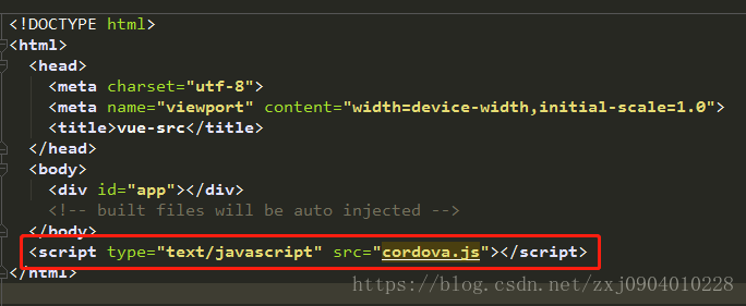 使用cordova + vue搭建混合app框架_cordova框架-CSDN博客