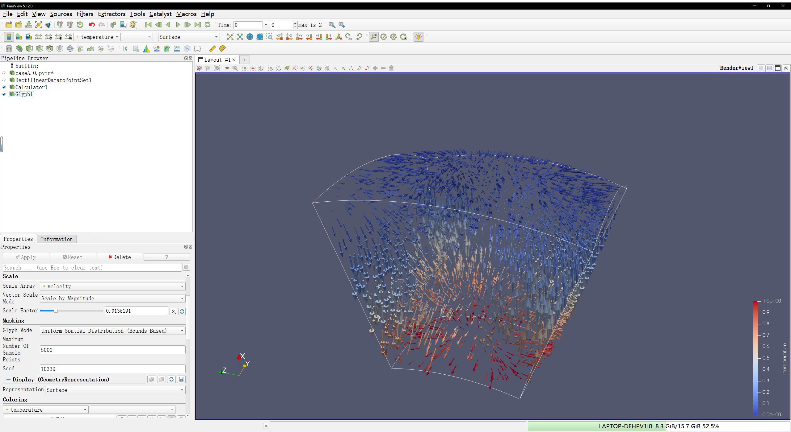 Paraview可视化CItcomCU输出结果_paraview输出温度场和流动场数据-CSDN博客