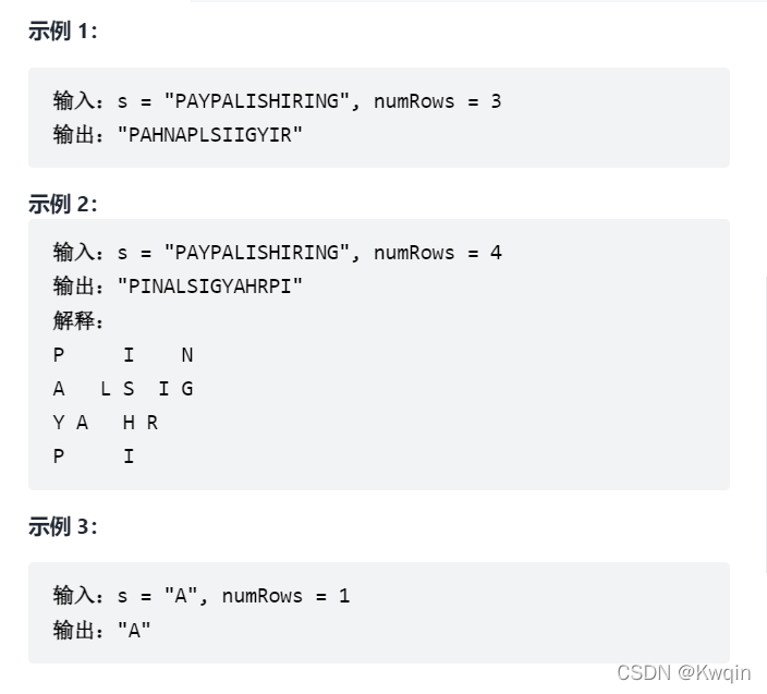 leetcode6 Z 字形变换-CSDN博客
