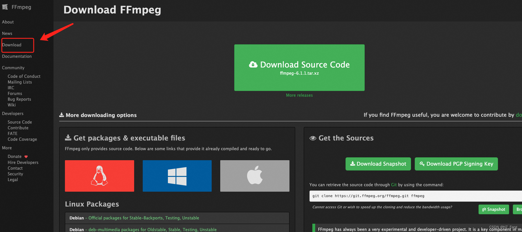 Linux上搭建并使用ffmpeg（Java）_ffmpeg linux-CSDN博客