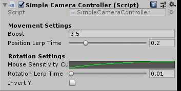 Unity官方控制摄像头移动旋转等操作_unity simplecamera-CSDN博客