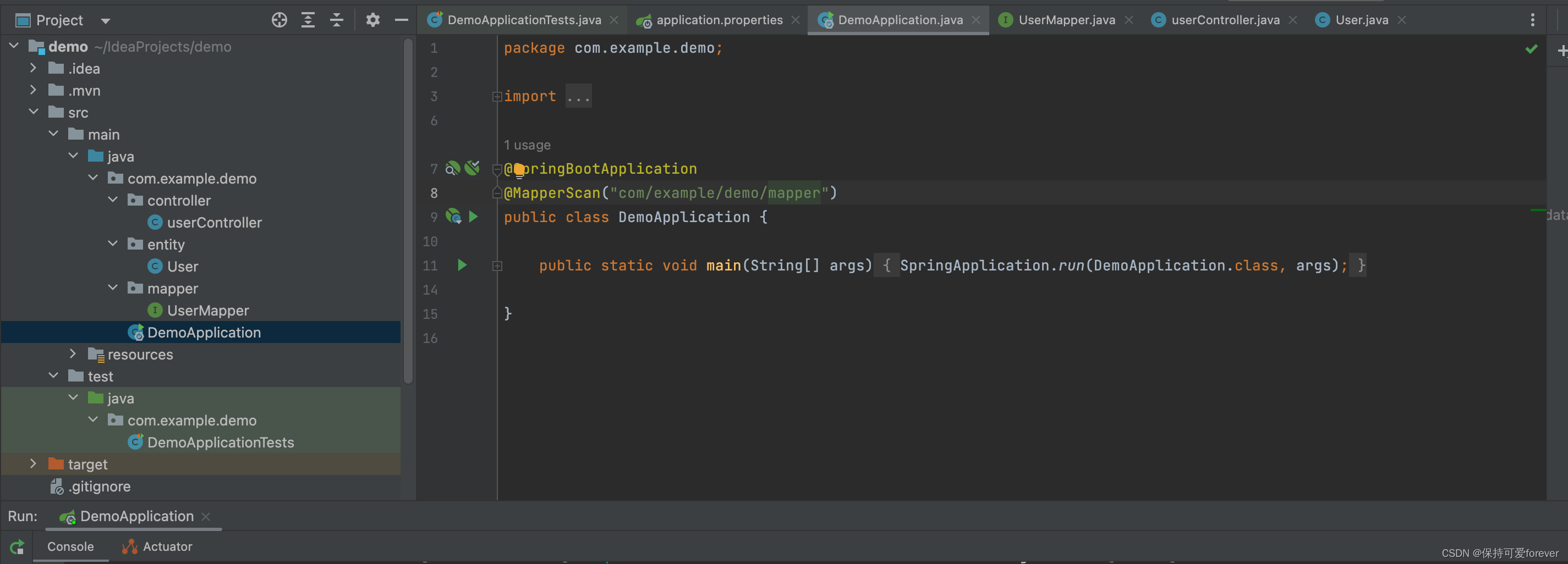 Springboot写简单的接口_spring 创建接口-CSDN博客
