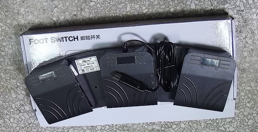 FootSwitch脚踏开关:三位USB静音脚踏板脚踏开关脚踏键盘鼠标-CSDN博客