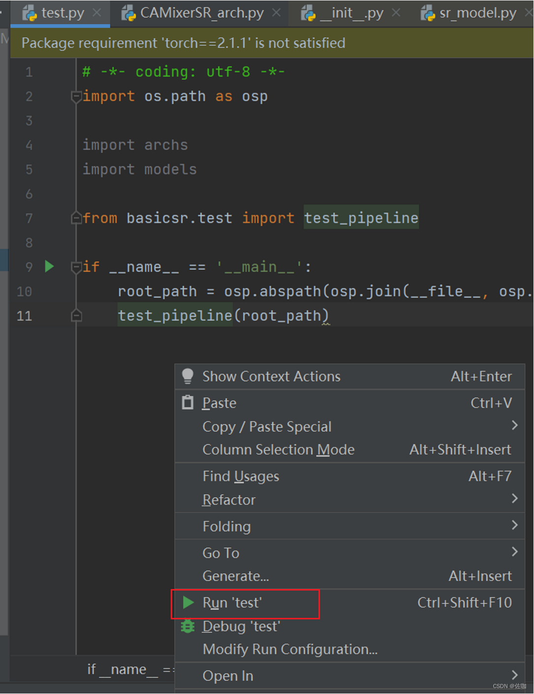 超分辨率重建——CAMixerSR网络训练与推理测试（详细图文教程）-CSDN博客