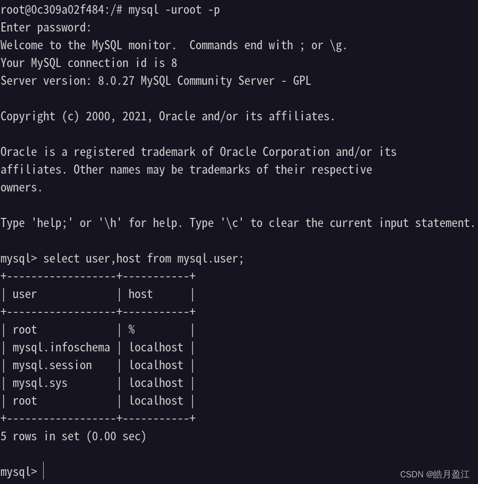 Linux Podman安装MySQL数据库_podman mysql-CSDN博客