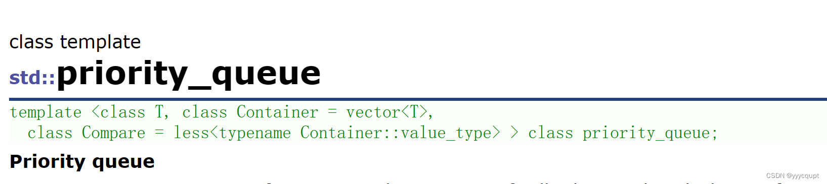 模拟实现优先队列（priority_queue）-CSDN博客