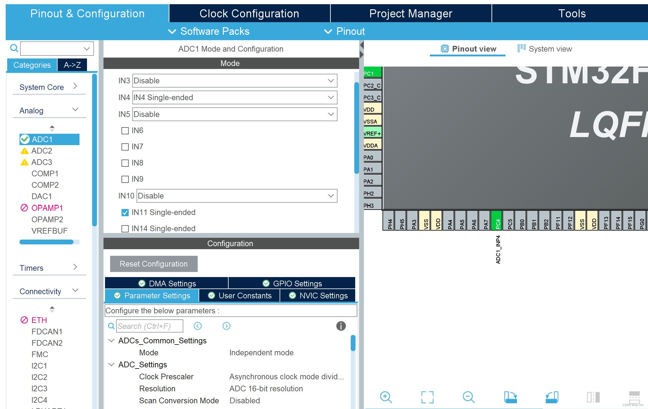 使用adc不同通道，从而有更多引脚可以作为adc输入_hadc1.init.nbrofconversion-CSDN博客