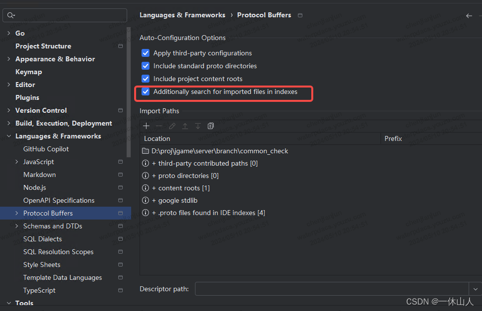 GoLand ProtocolBuffers配置 Proto文件格式化-CSDN博客