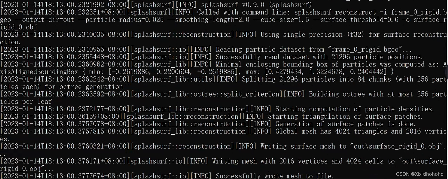 【Splashsurf】对Partio的.bgeo文件进行表面重建并输出.obj文件-CSDN博客