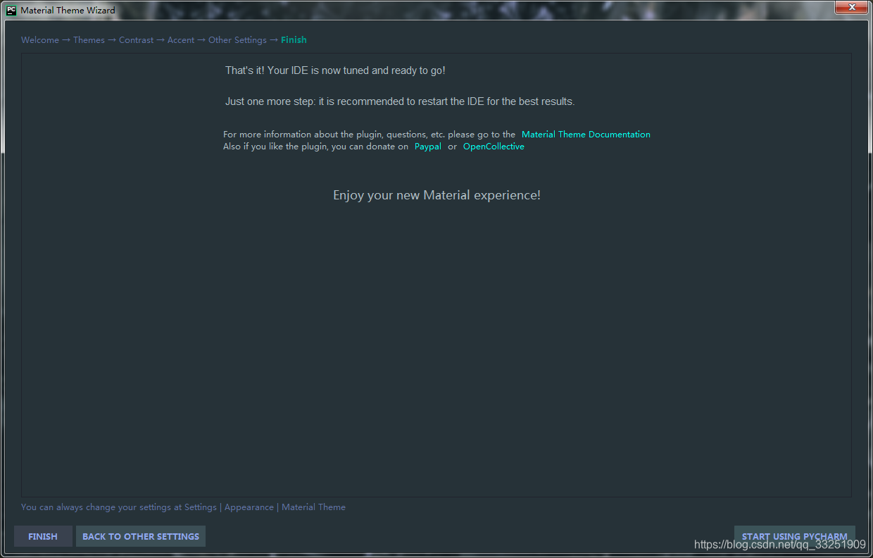 [Pycharm插件]主题配置 | Material Theme UI_pycharm material theme ui-CSDN博客