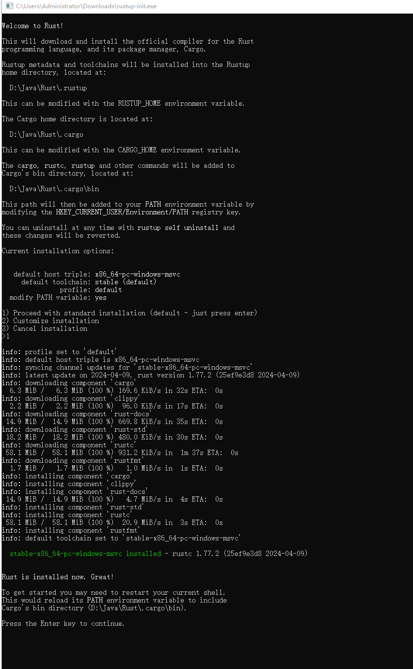 【桌面应用开发】Rust安装配置_visual studio rust-CSDN博客