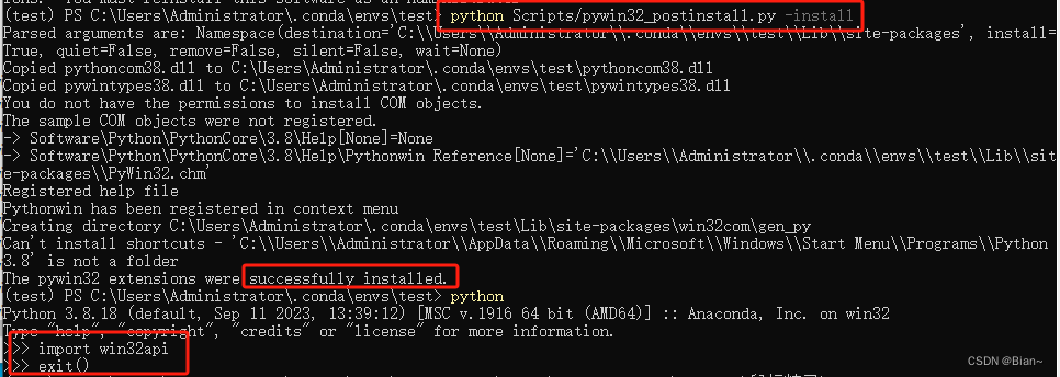 [已解决]ImportError: DLL load failed while importing win32api: 找不到指定的程序。-CSDN博客