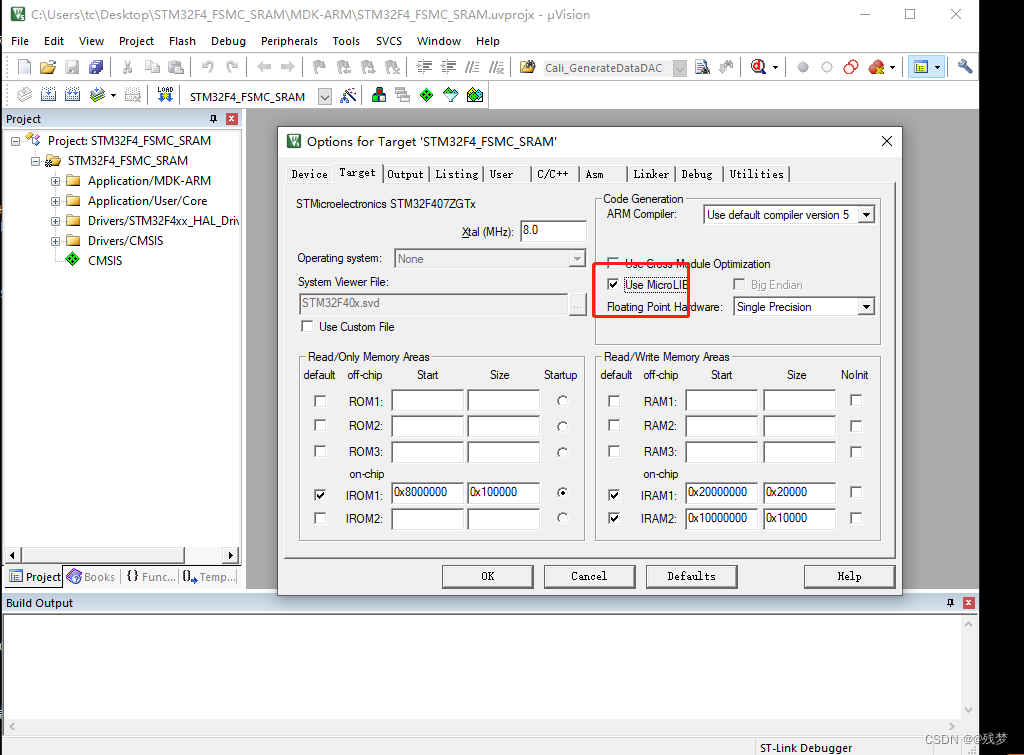 7、STM32 FSMC驱动SRAM_fmc fsmc-CSDN博客
