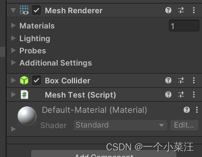 找到并标记Mesh顶点_unity mesh 顶点位置-CSDN博客