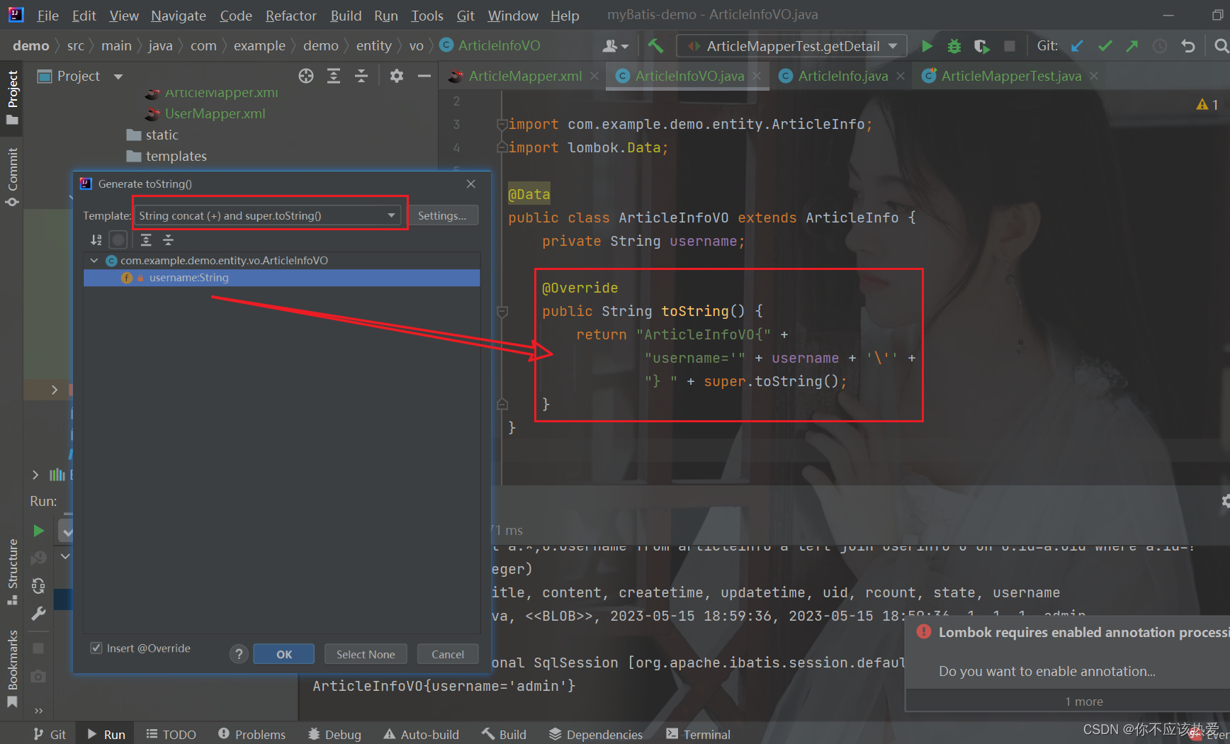 Mybatis基本操作及springboot单元测试mybatis 单元测试 Csdn博客