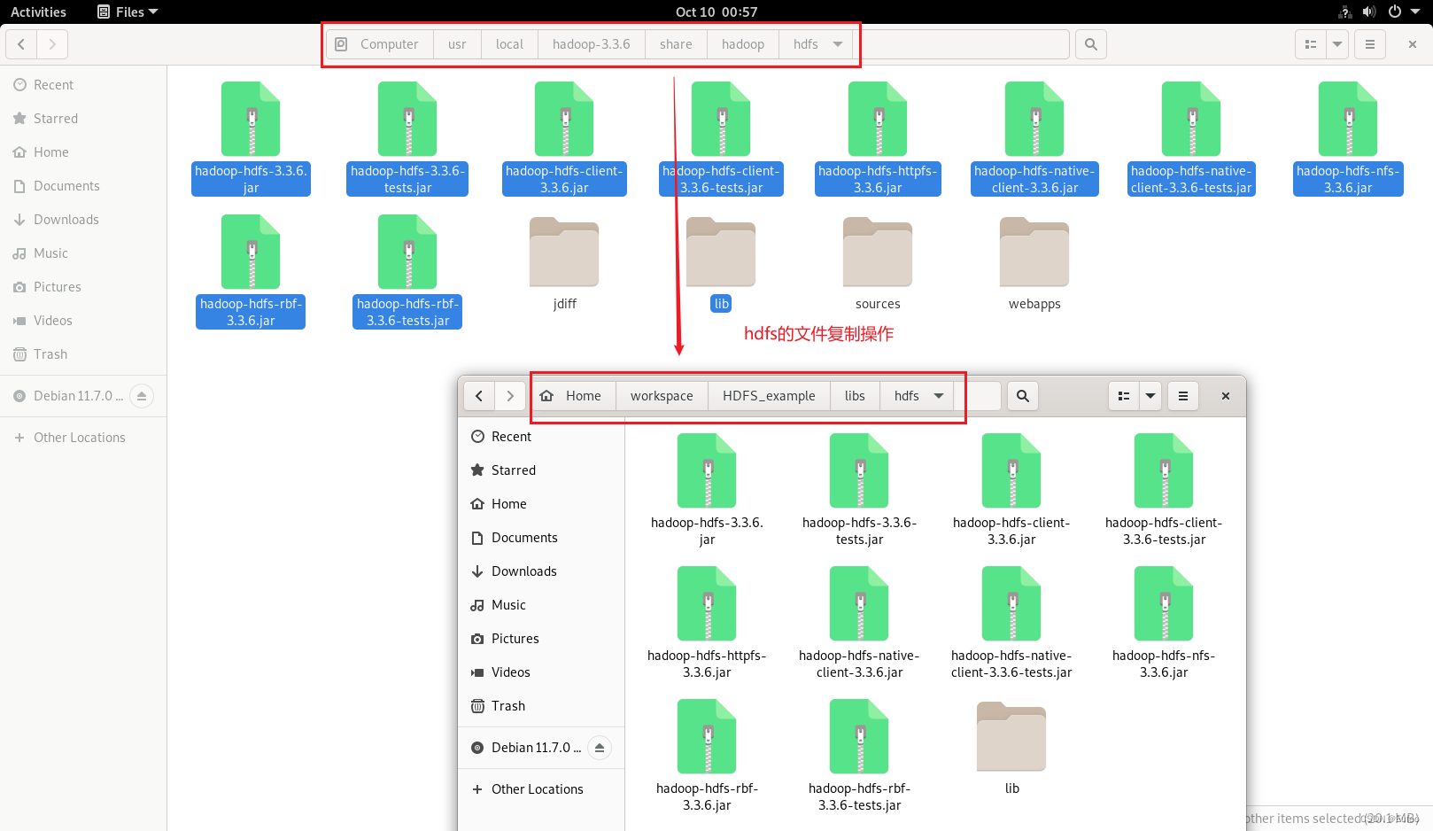 Hadoop(04) HDFS编程实践操作_使用vim编辑器,在本地linux文件系统的“ home hadoop ”目录下创建一个文件_hdfs vim-CSDN博客