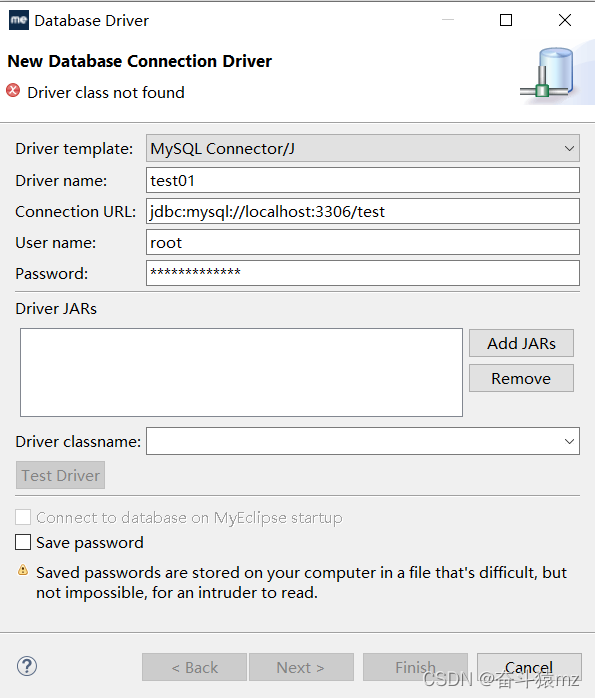 记一次MyEclipse无法连接MySQL数据库的经历_myeclipse 导入项目 连接数据库 空指针-CSDN博客