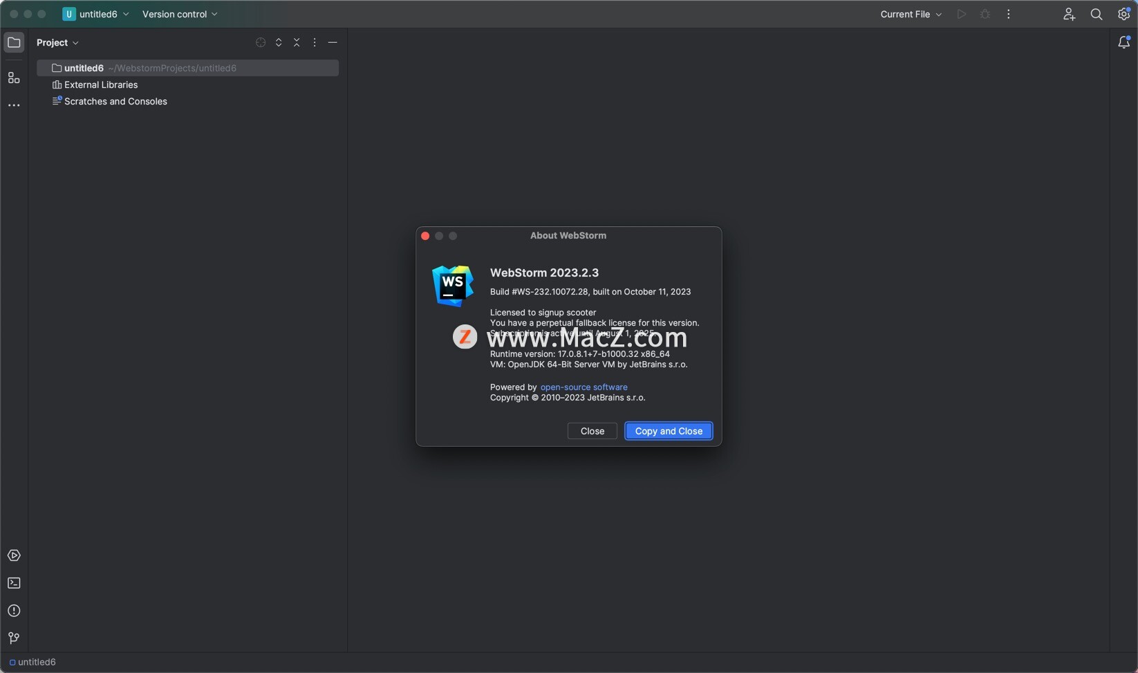 WebStorm 2023.2.3(IDE集成开发环境)_webstorm2020属于系统开发环境吗-CSDN博客