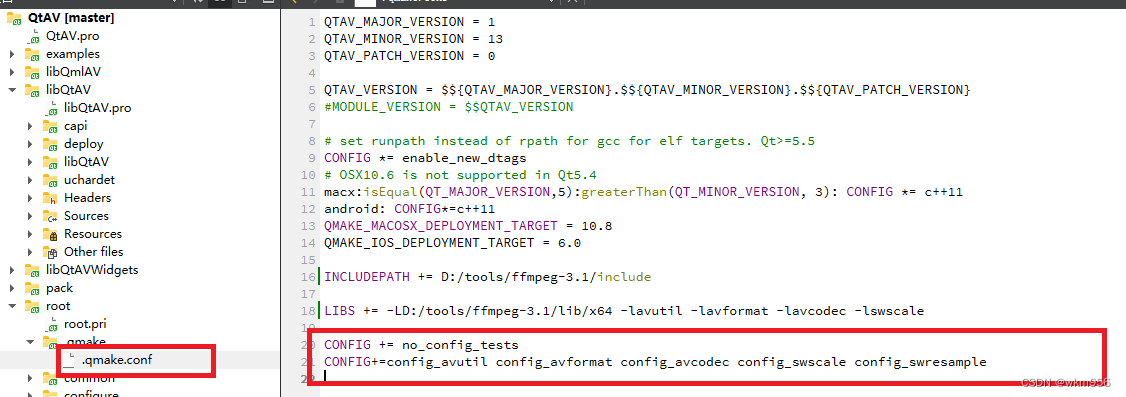 QtAV1.13+Qt5.12.0+MSVC2017+Win11编译与使用_avutil is required-CSDN博客