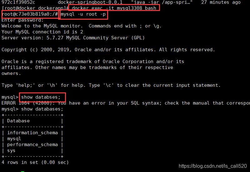 Docker安装mysql 5 Docker安装mysql5 Csdn博客