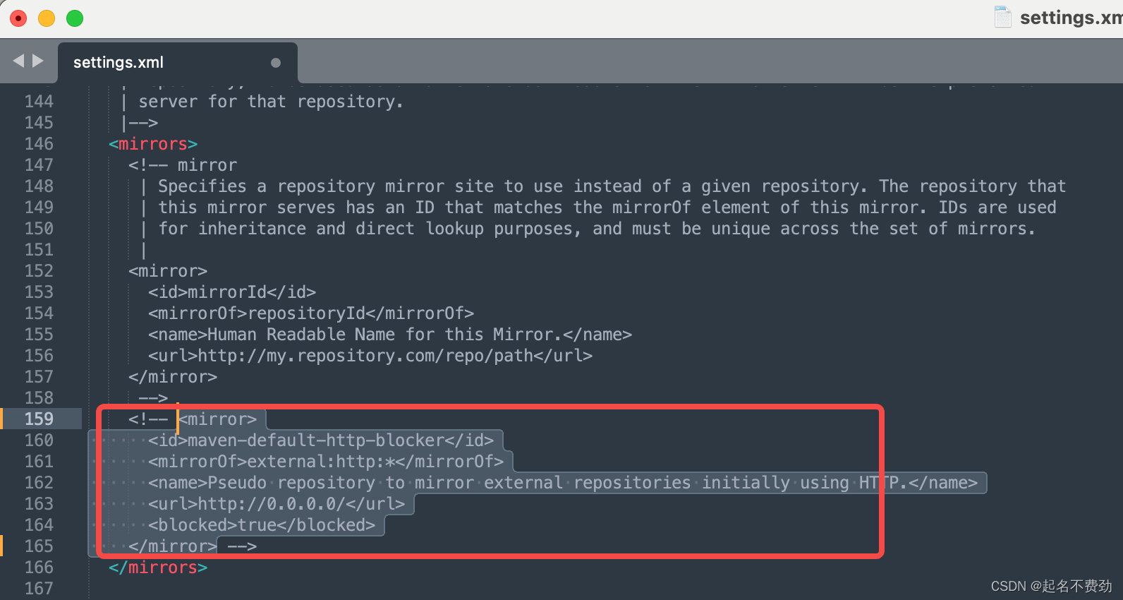 idea2021.3版本的Maven不能下载包Could not transfer artifact from/to maven-default-http-blocker (http://0 ...
