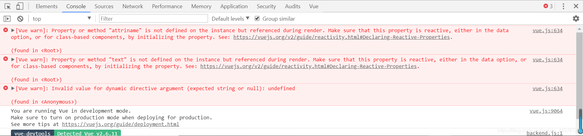 Vue报错Property or method "xxx" is not defined on the instance but referenced during render._vue ...