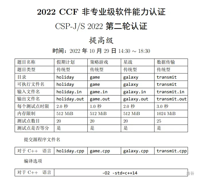 2022csp-S2提高组复赛真题_csps2022复赛题目-CSDN博客