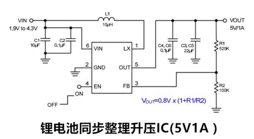 FS2110同步整流5V1A频率PWM同步升压IC转换器DC-DC-CSDN博客
