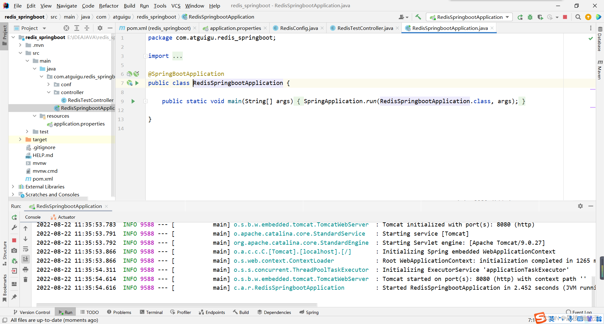 Redis 与 Spring Boot 进行整合_class org.springframework.data.redis.cache.default-CSDN博客