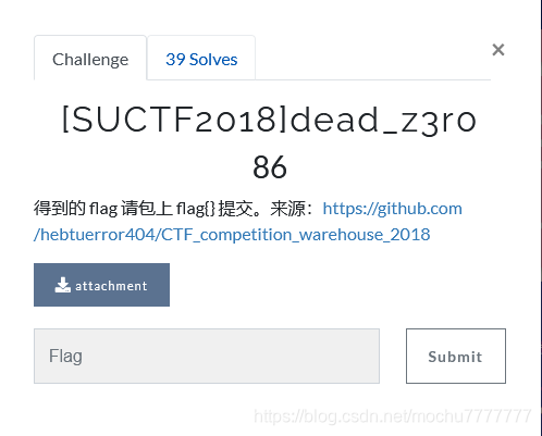 BUUCTF：[SUCTF2018]dead_z3r0-CSDN博客
